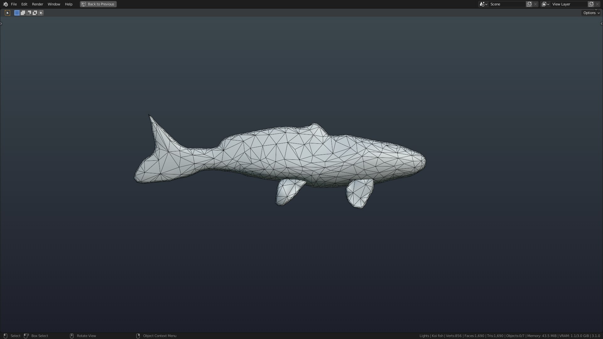 Low Poly Koi Fish Rigged With Realistic Texture 3D Model - TurboSquid ...