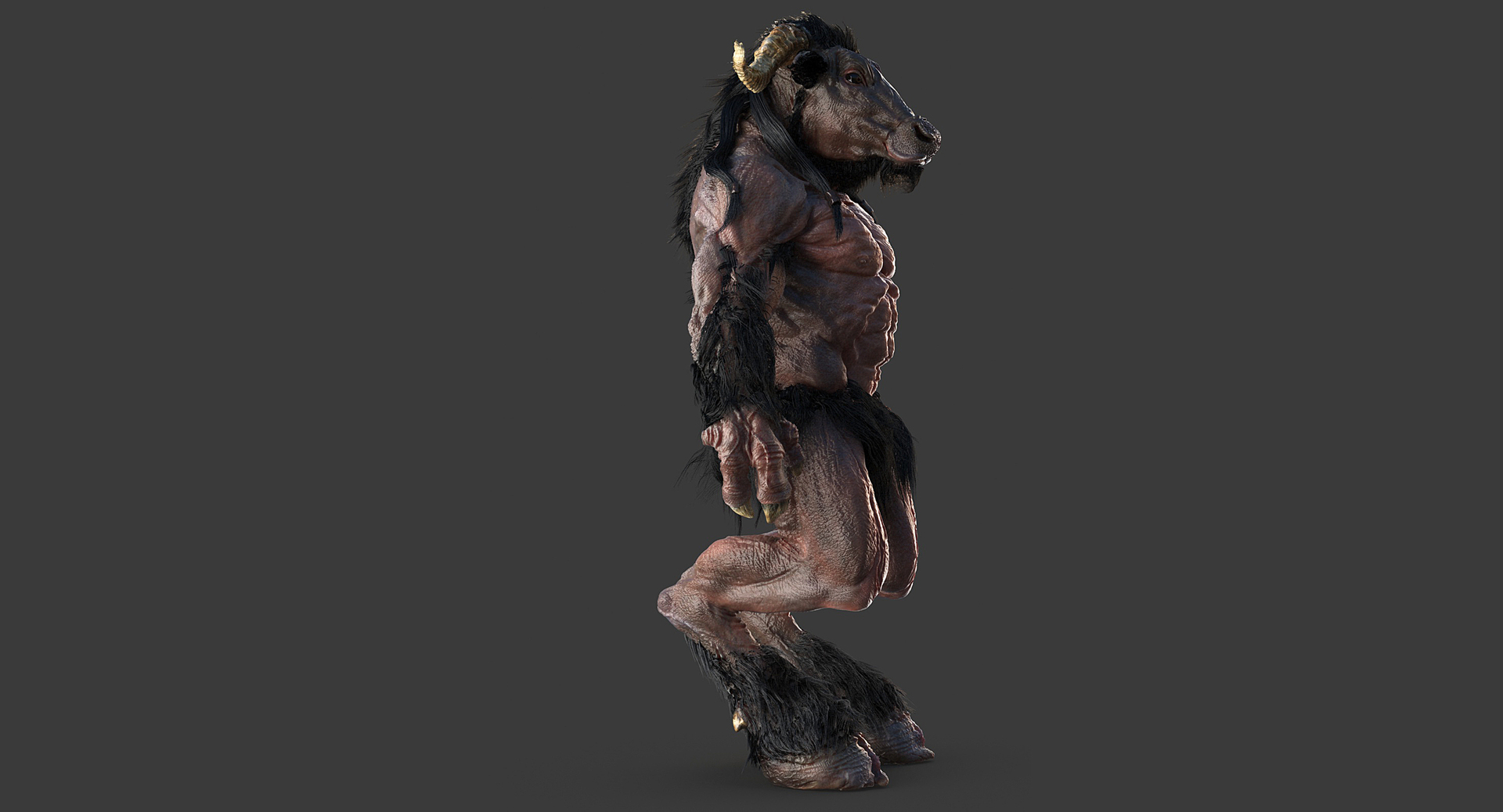 3d max minotaur animation
