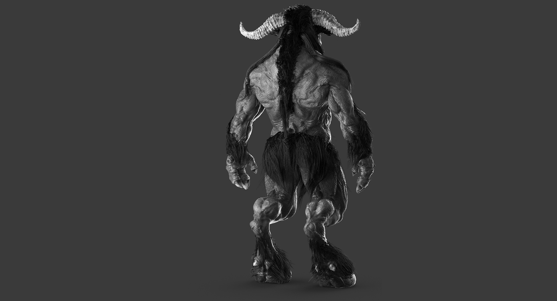 3d max minotaur animation