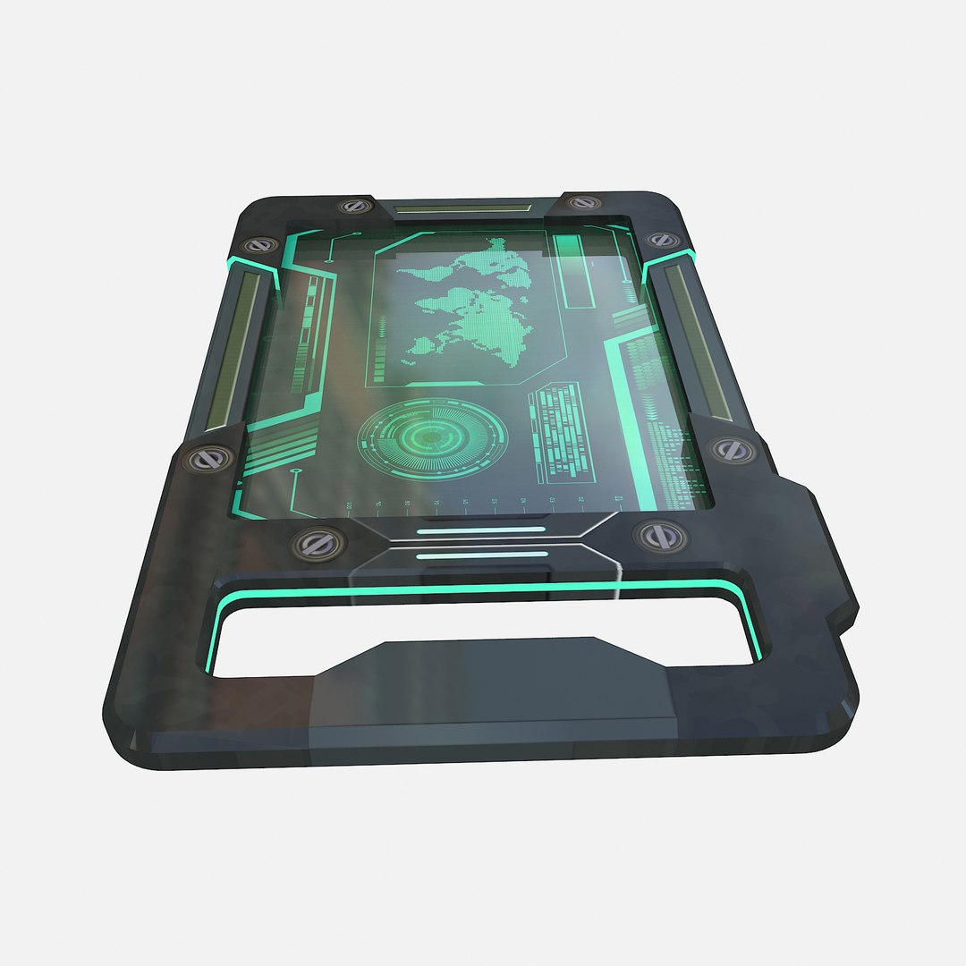 3D Ready Sci Fi Tablet Pc - TurboSquid 1521856