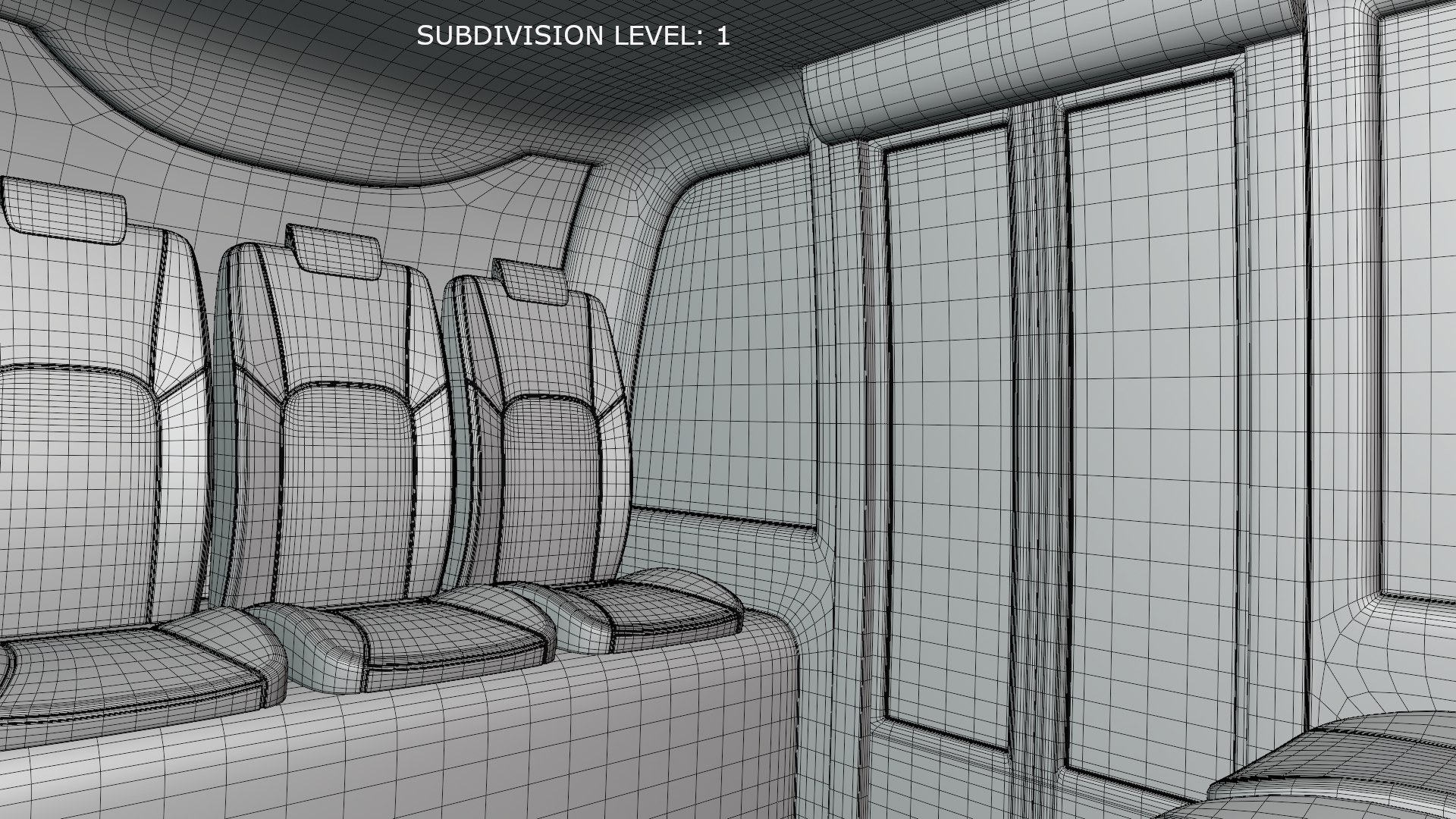 3D Shuttle Minibus Interior II 2023 Model - TurboSquid 2077752