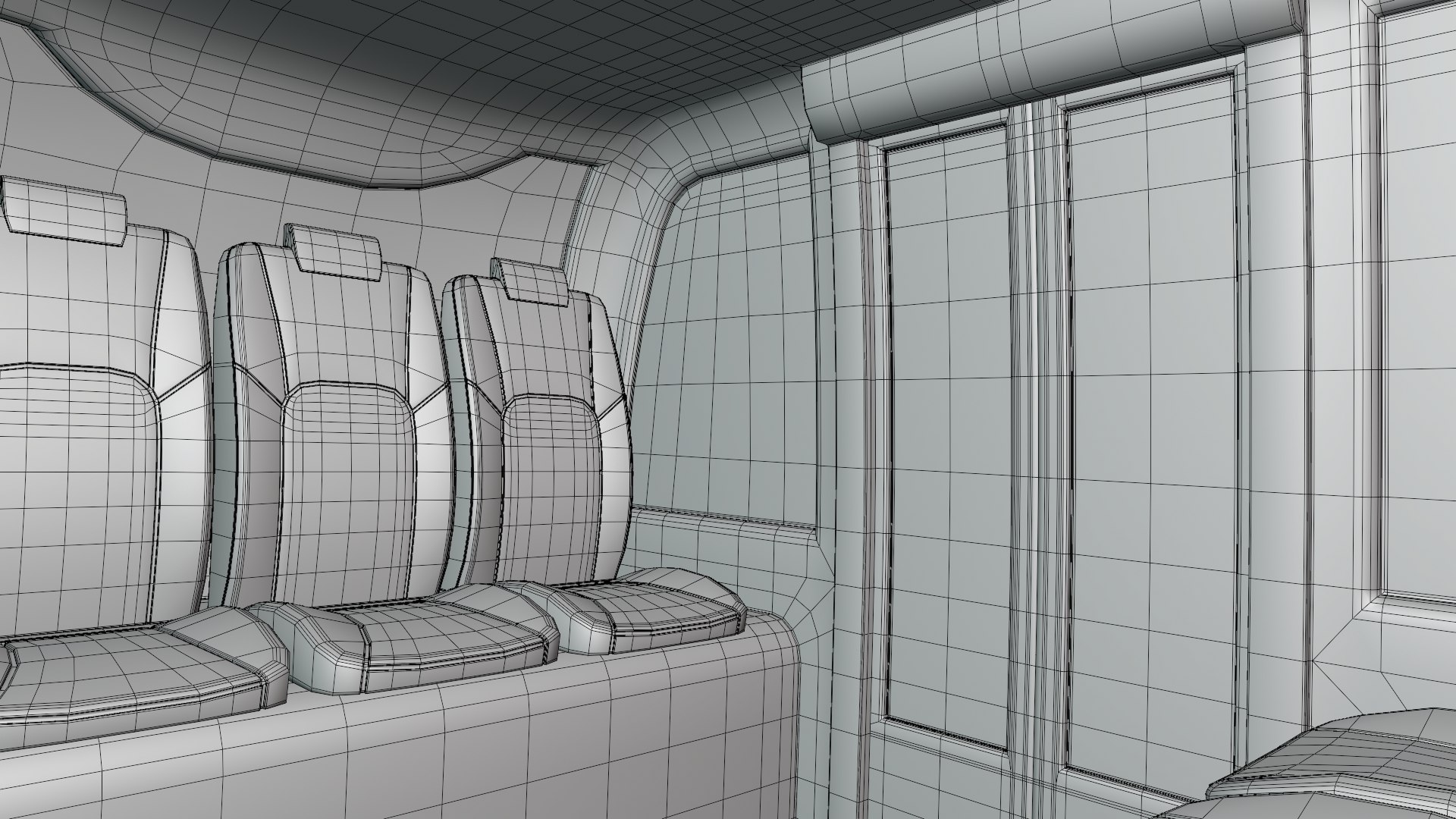 3D Shuttle Minibus Interior II 2023 Model - TurboSquid 2077752