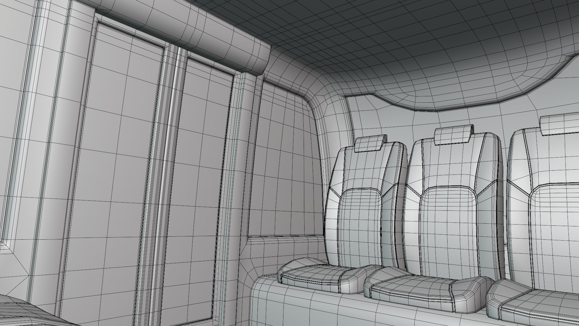 3D Shuttle Minibus Interior II 2023 Model - TurboSquid 2077752