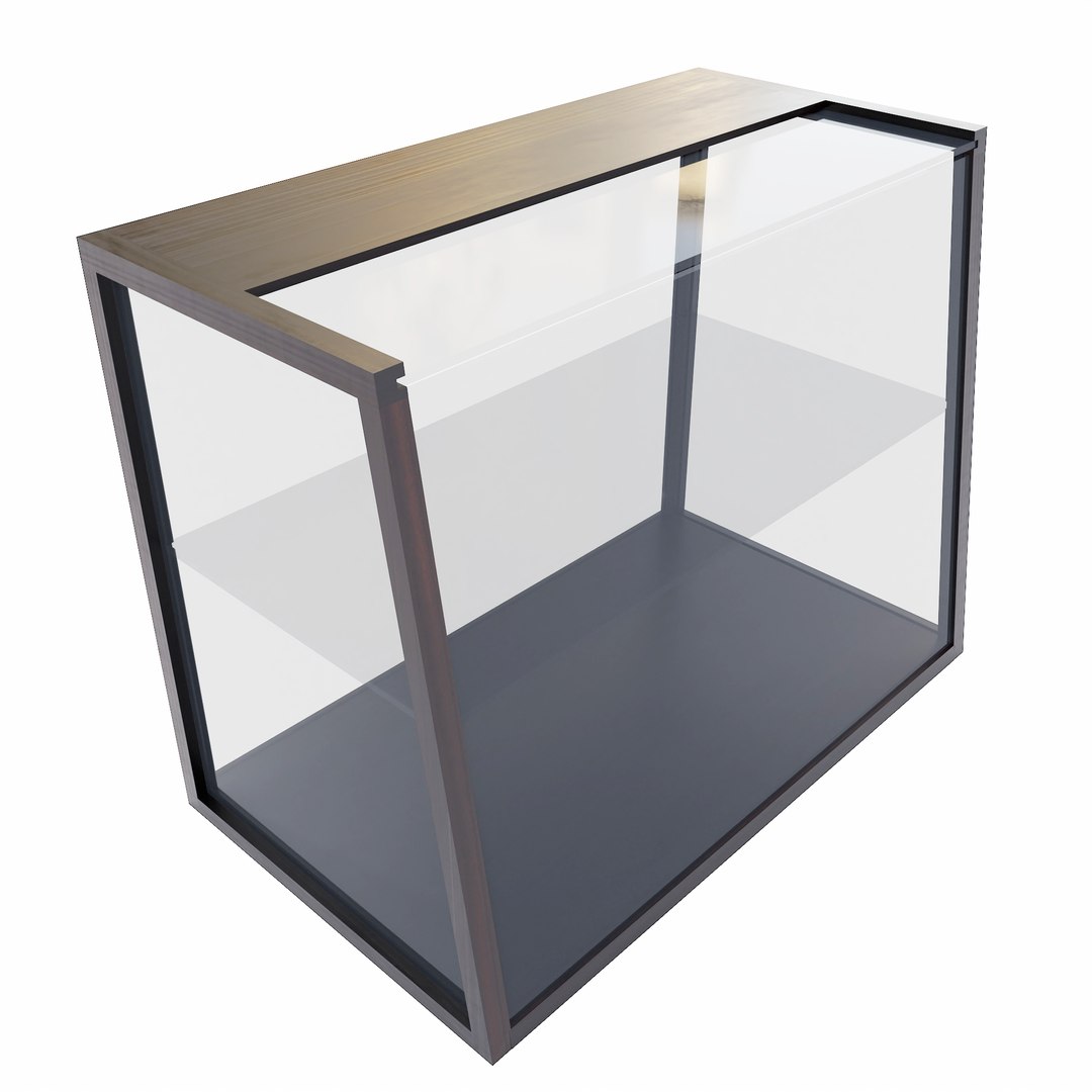 3D Model Glass Display Cabinet 3d Model - TurboSquid 2413806