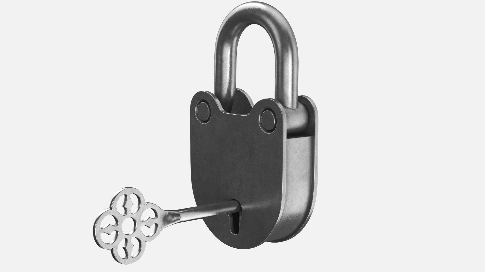Real Padlock 3D Model - TurboSquid 1481386