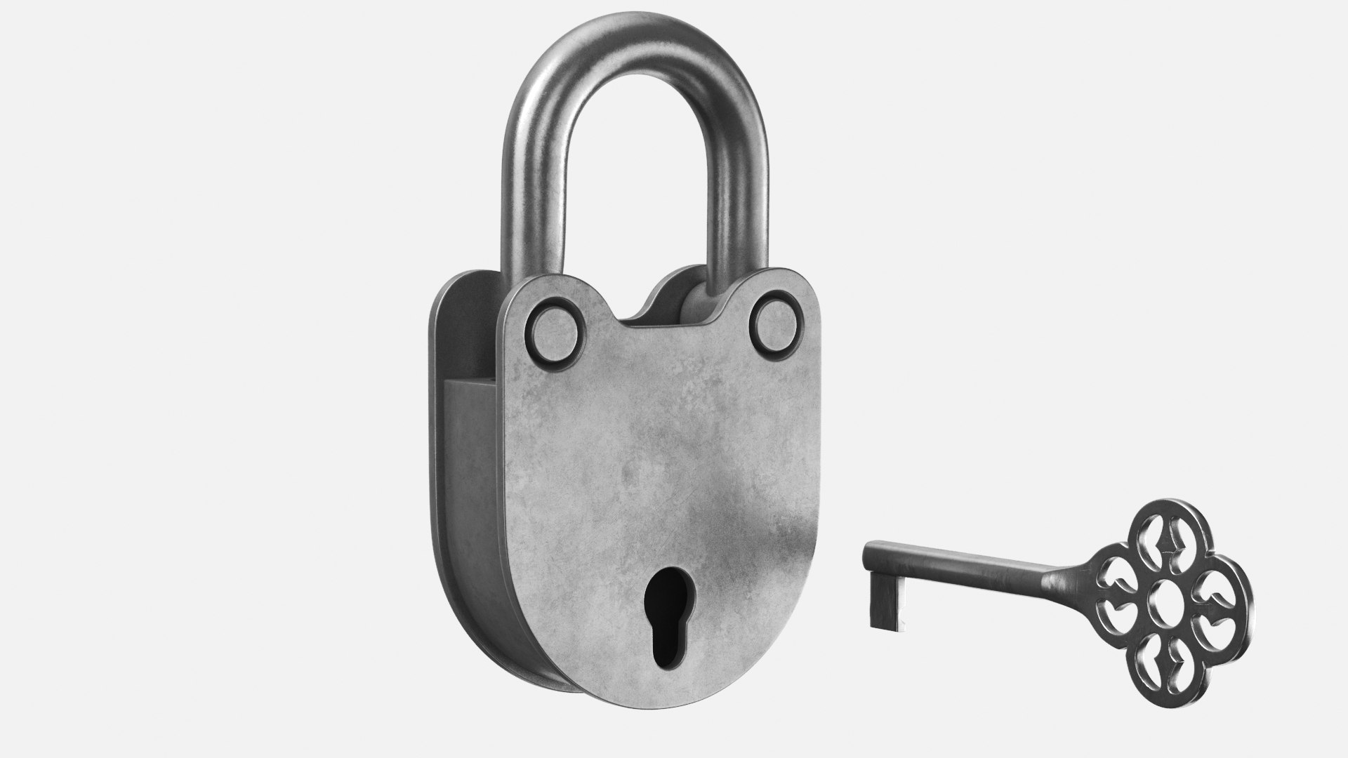 Real Padlock 3D Model - TurboSquid 1481386