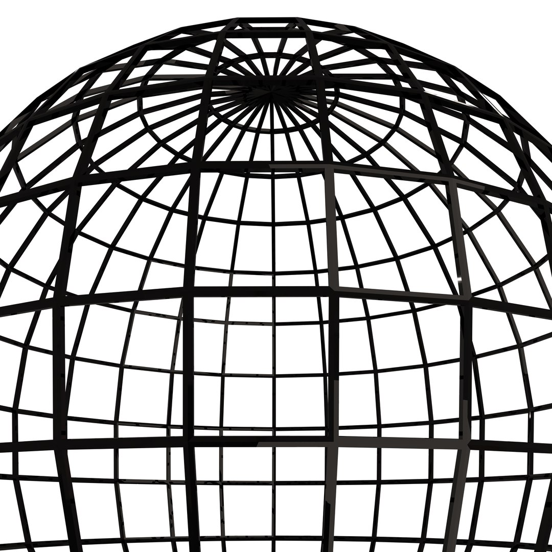 3D Model Wireframe Sphere 001 - TurboSquid 1914273