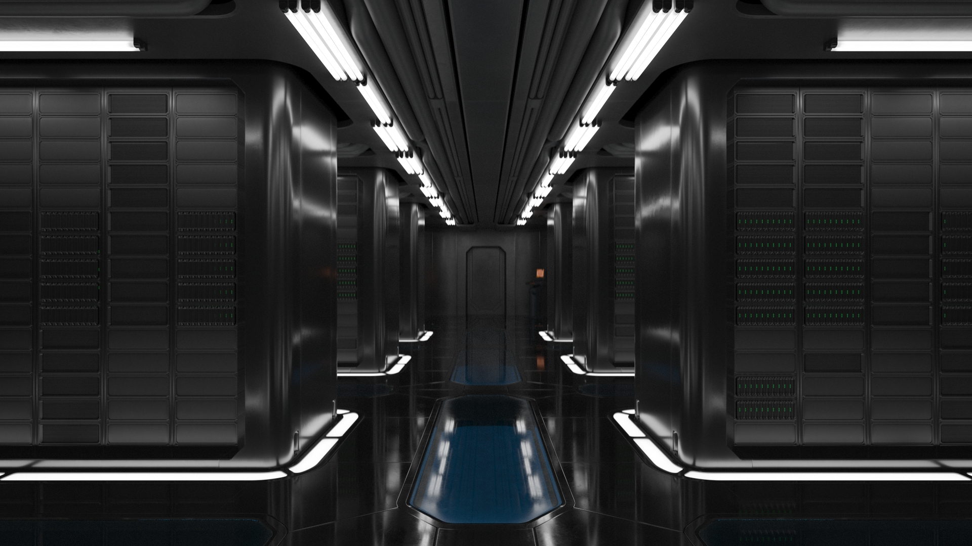 3D 2 Sci-fi Interiors Set - TurboSquid 2024404