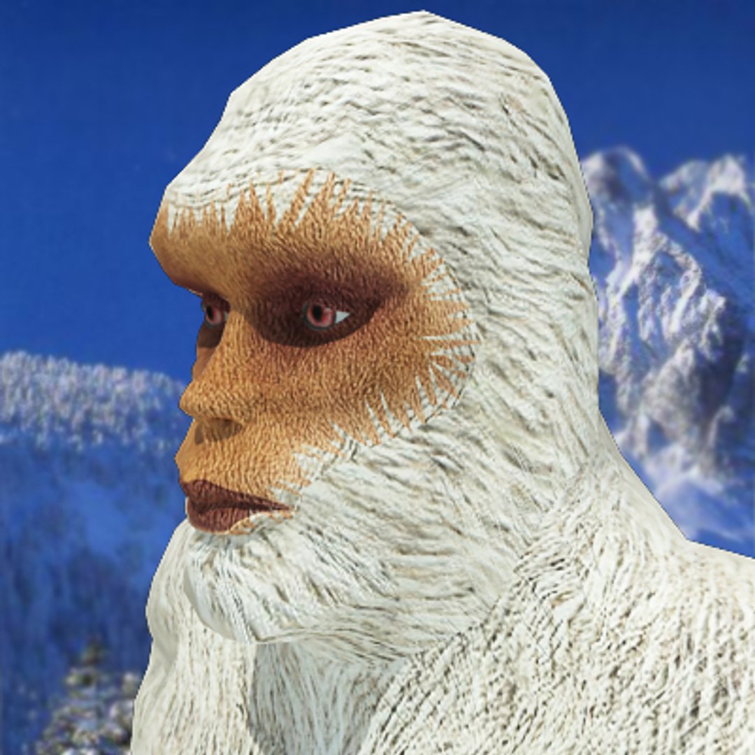 Yeti Abominable Snowman 3d Max