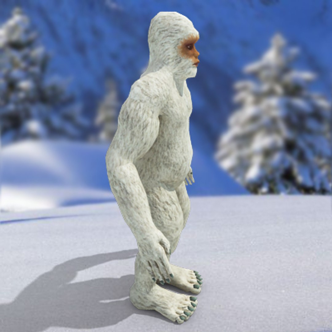 Yeti Abominable Snowman 3d Max