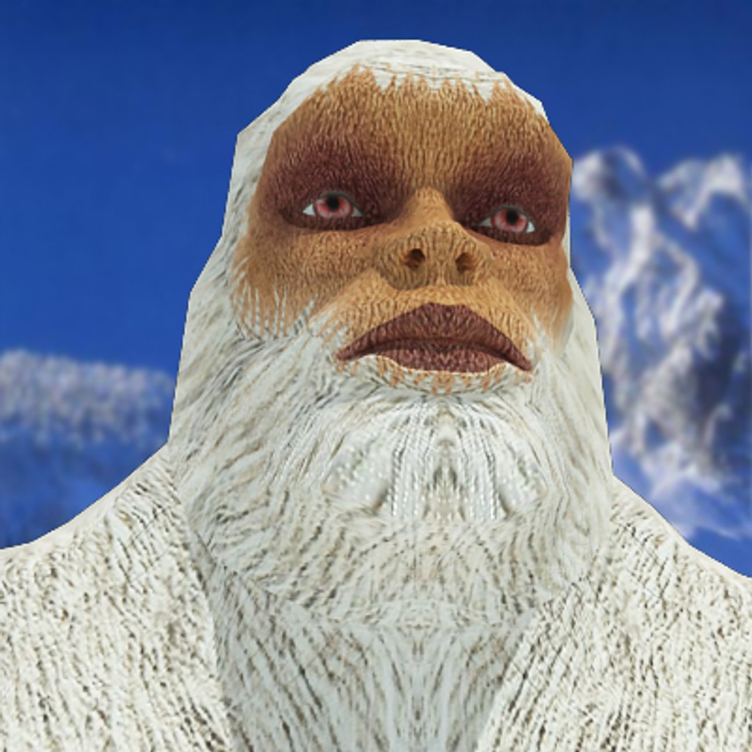 Yeti Abominable Snowman 3d Max
