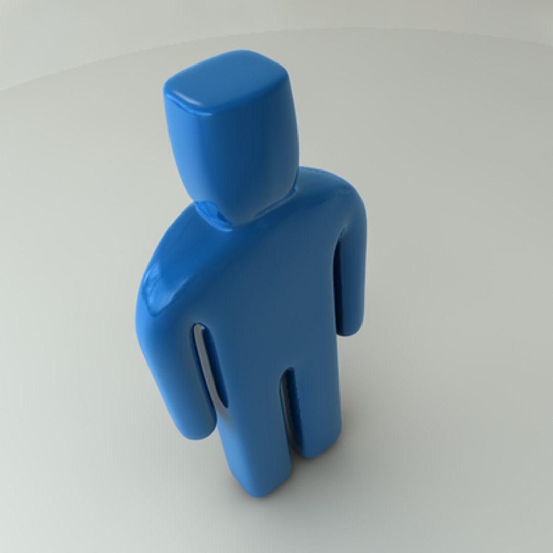 Cube Man 3d C4d