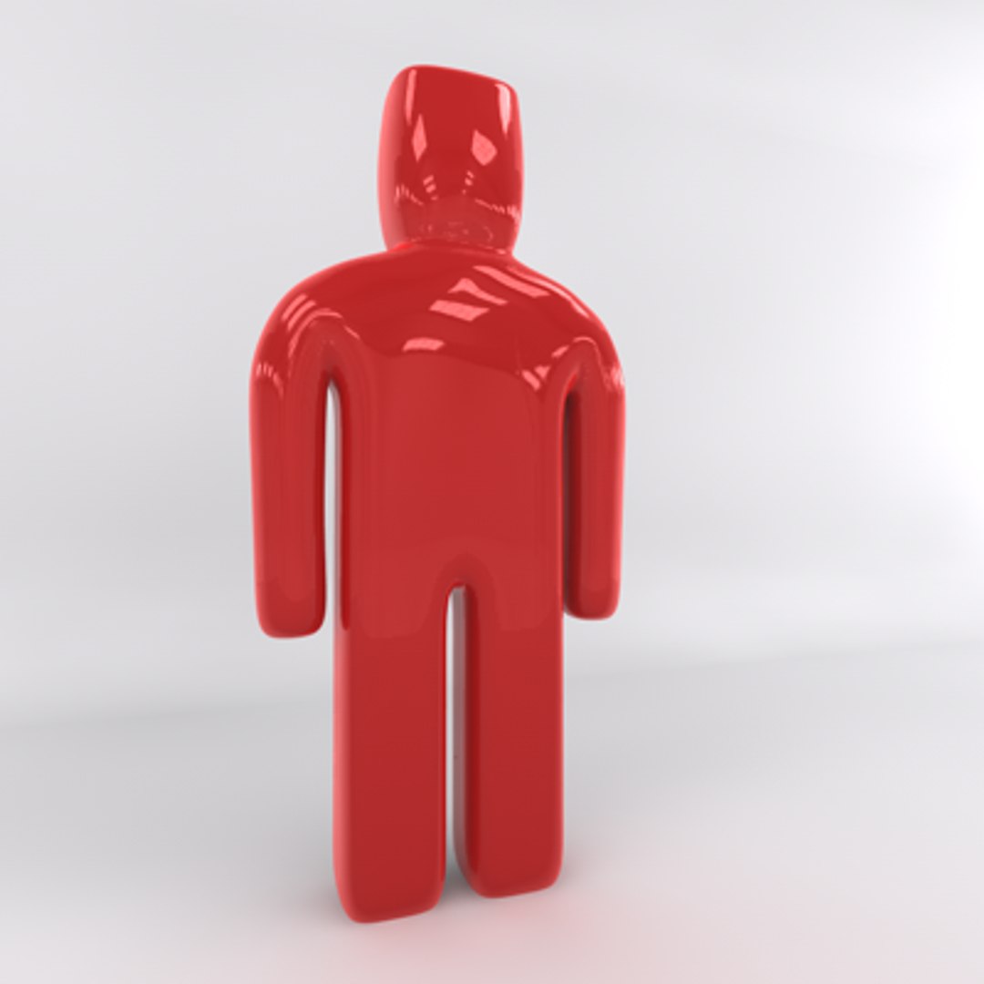 Cube Man 3d C4d