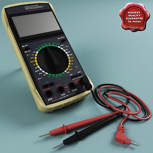 Download Free & Premium Multimeter 3D Models | TurboSquid
