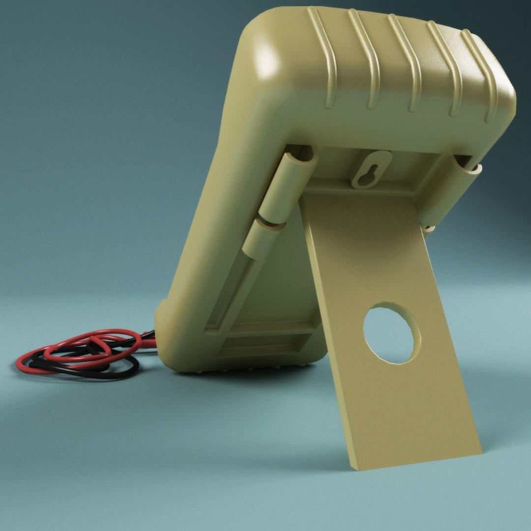 Multimeter Modelled Standard 3d Model