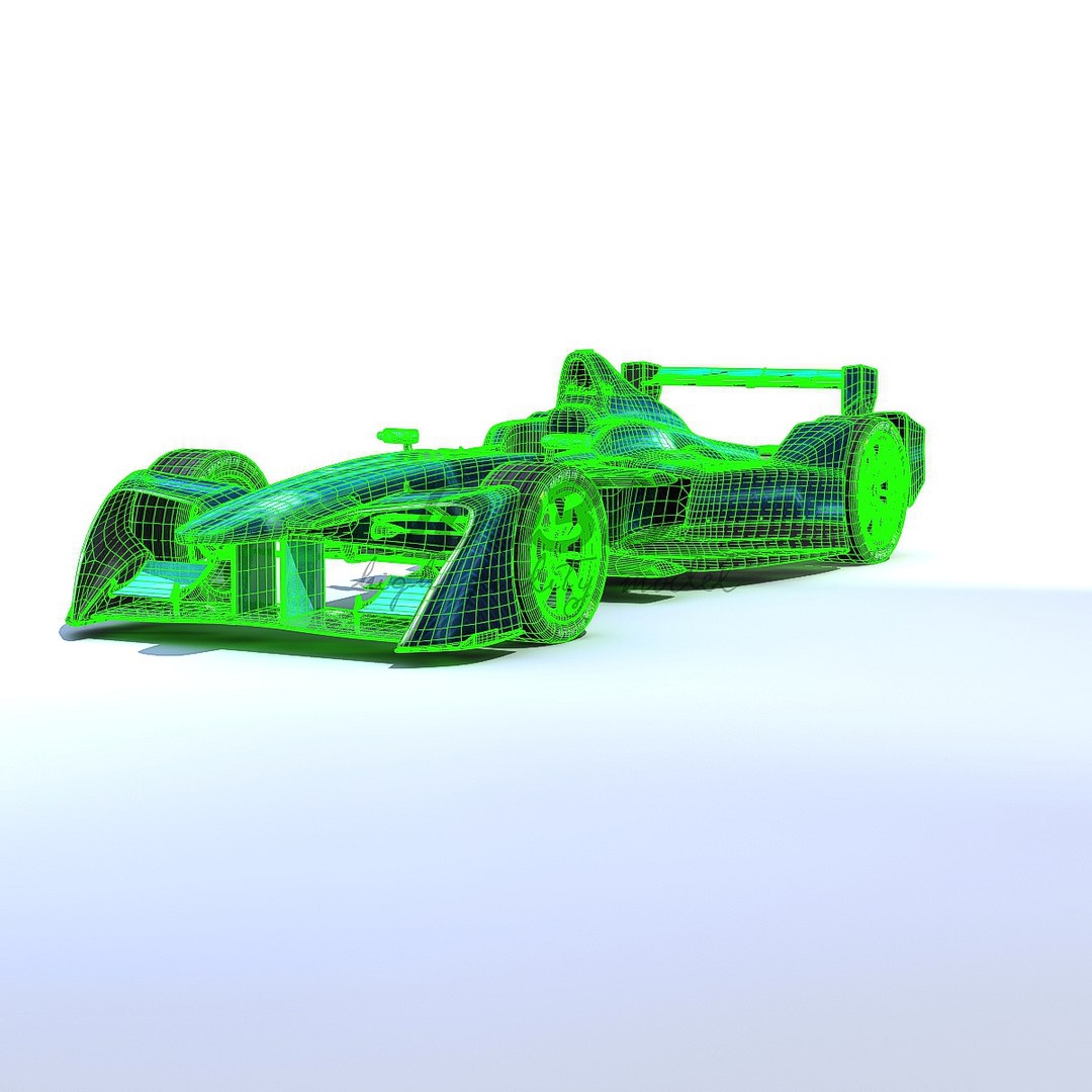 Formula E 3d Model