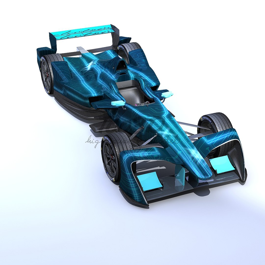 Formula E 3d Model