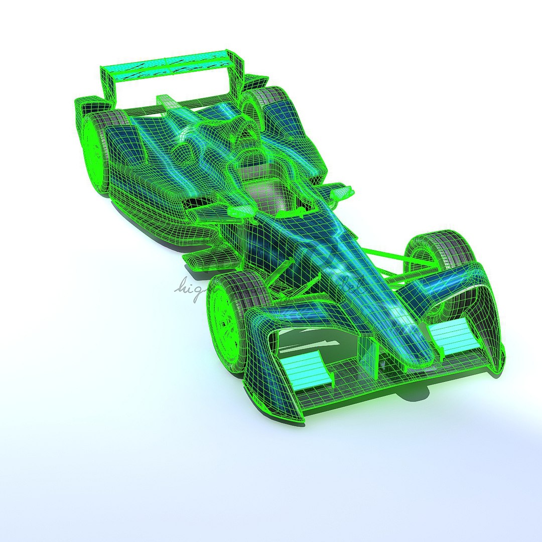 Formula E 3d Model