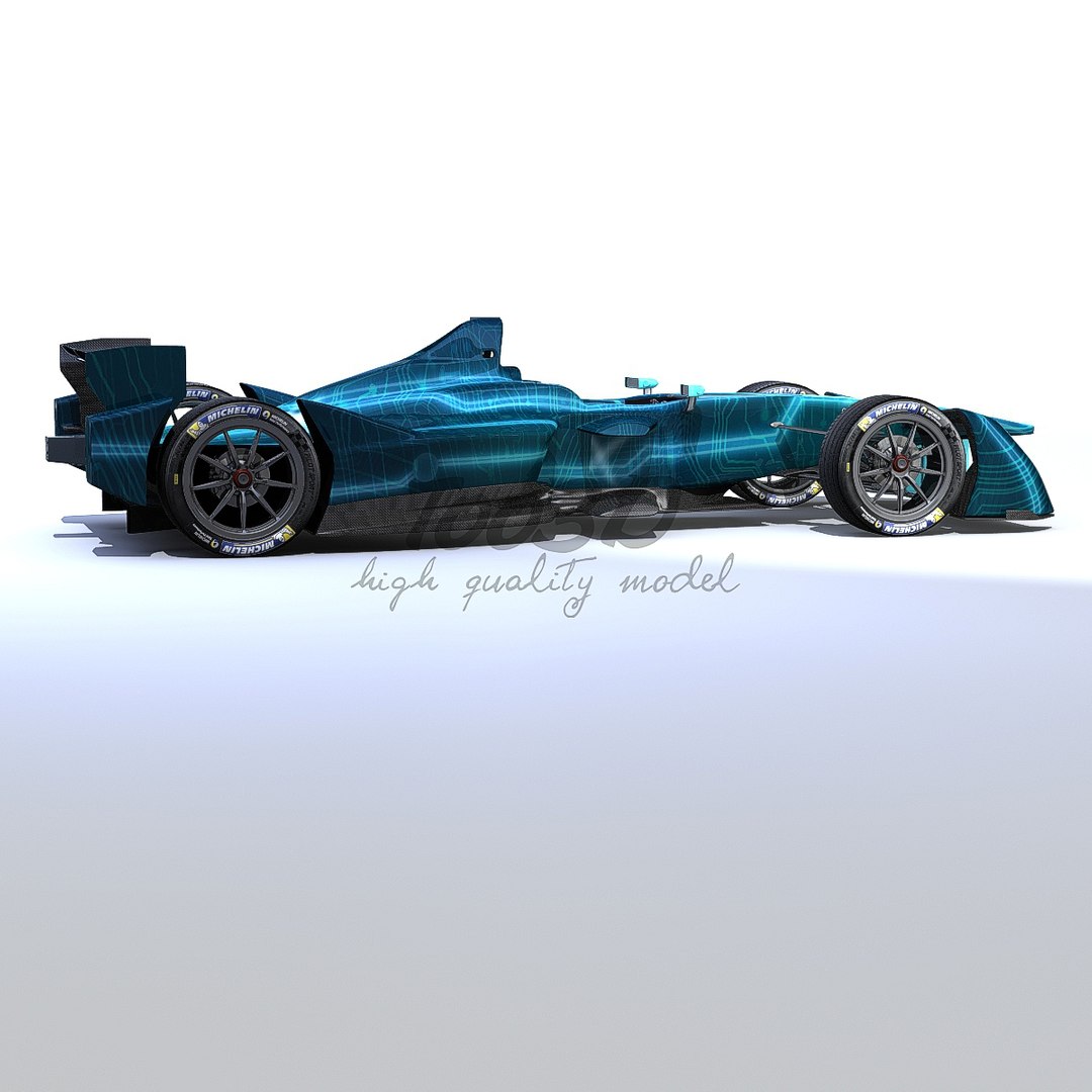 Formula E 3d Model