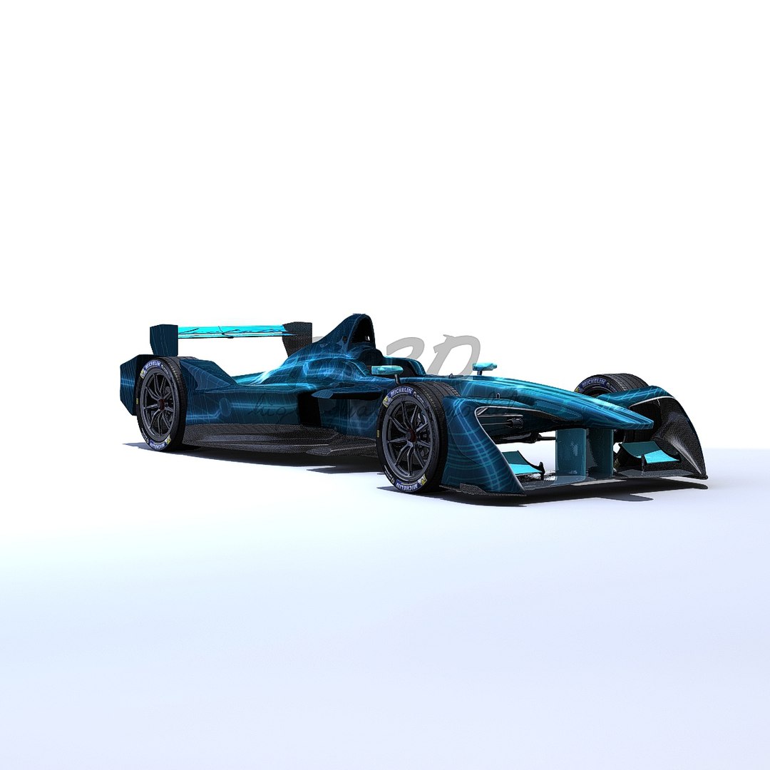Formula E 3d Model