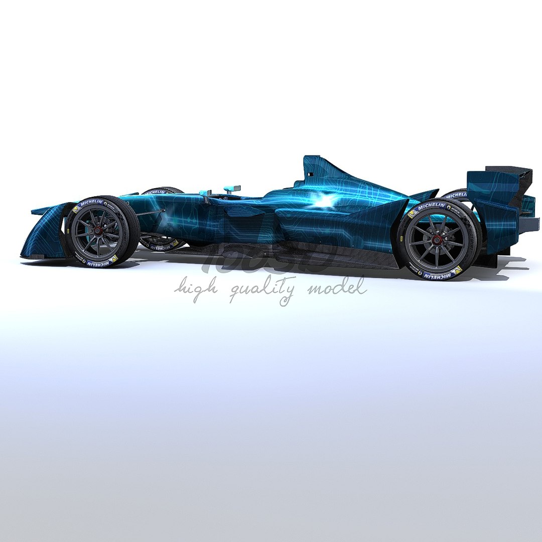 Formula E 3d Model