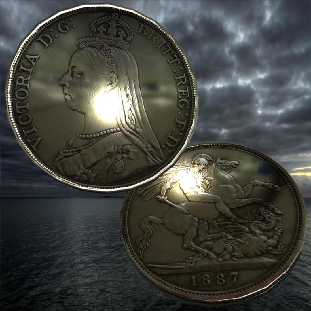 Coin Queen Victoria 3D - TurboSquid 1209065