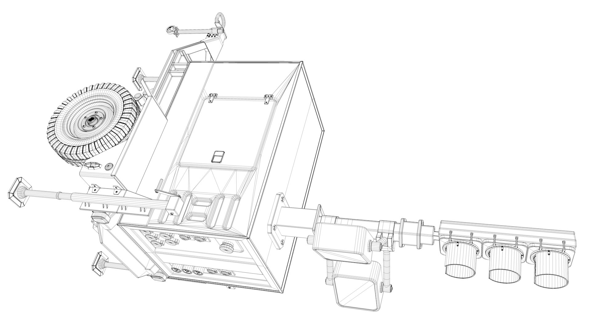 Construction Mobile Light Collection 3D Model - TurboSquid 2035585