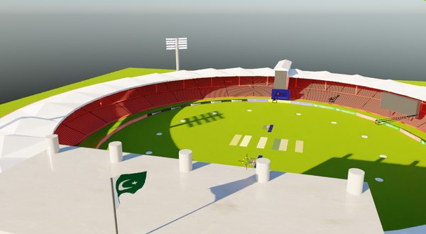 ナショナル バンク クリケット アリーナ NBCA スタジアム カラチ3Dモデル - TurboSquid 2215657