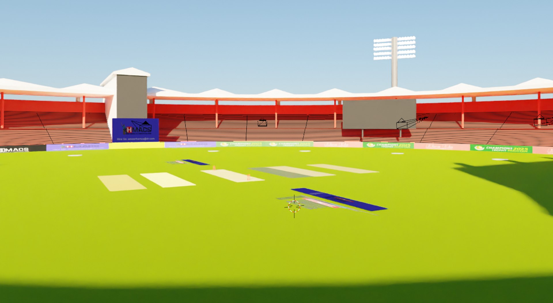 3D National Bank Cricket Arena NBCA Stadium Karachi Model - TurboSquid ...