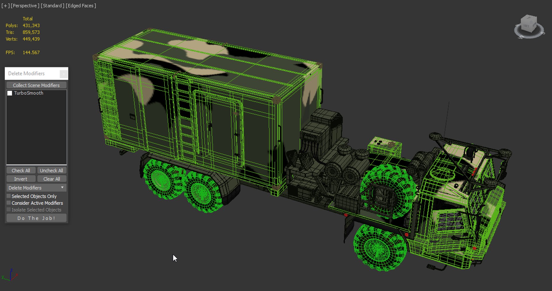 3D Model Command And Control Vehicle 50K6 Vityaz Camo - TurboSquid 2110161