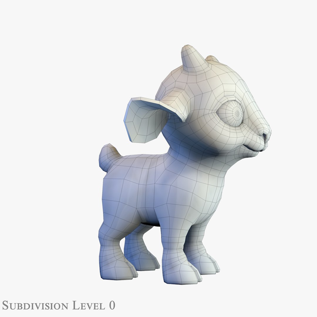 3d cute cartoon sheep model