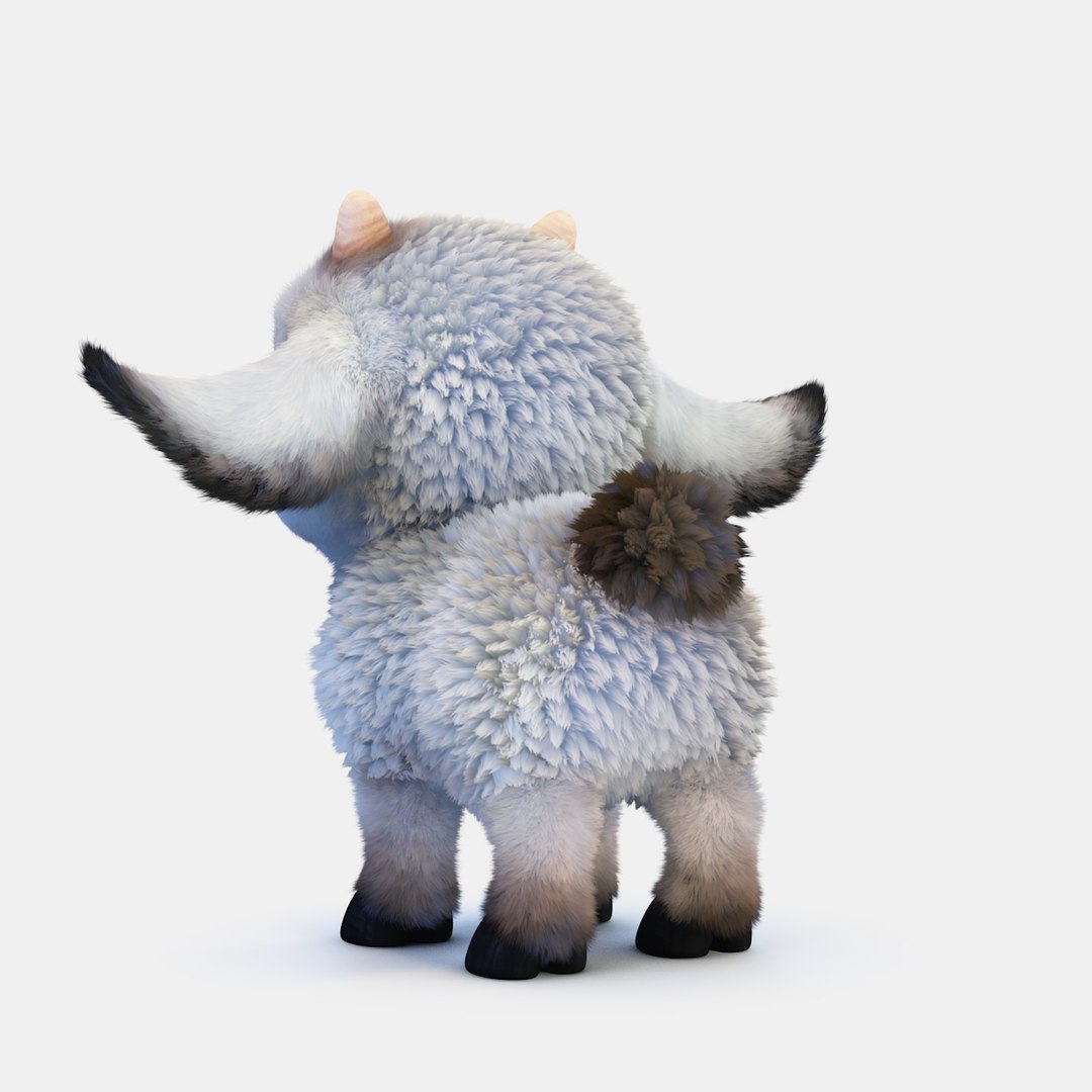 3d Cute Cartoon Sheep Model