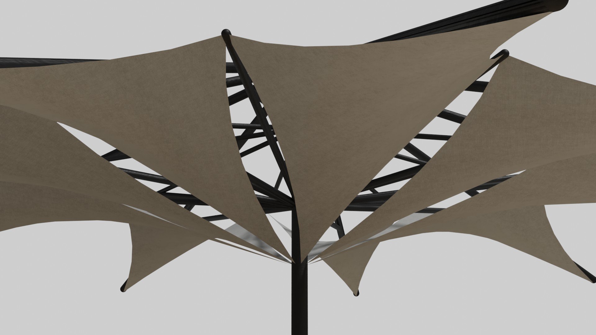 Garden Parasol 3D - TurboSquid 1846731