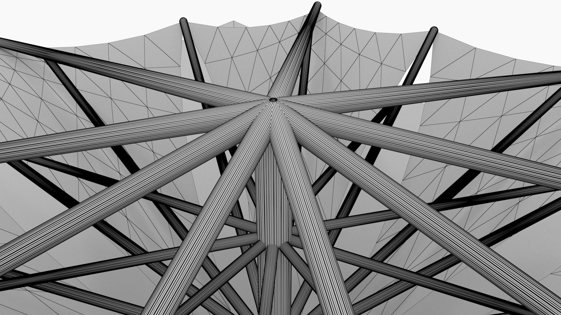 Garden Parasol 3D - TurboSquid 1846731