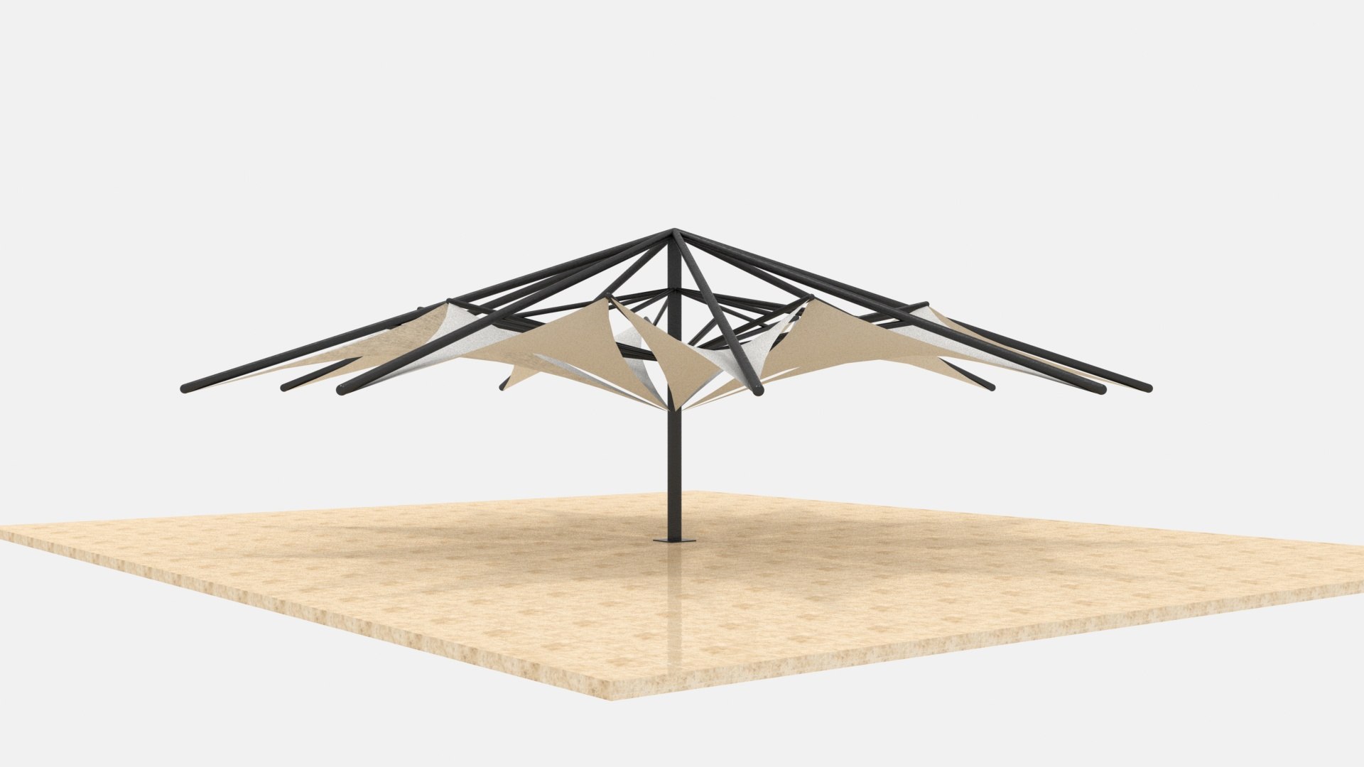 Garden Parasol 3D - TurboSquid 1846731