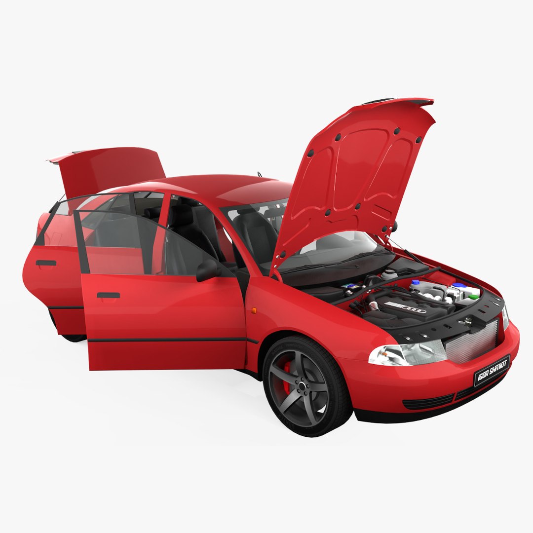 Audi A 4 1996 B5 3D model - TurboSquid 2083581