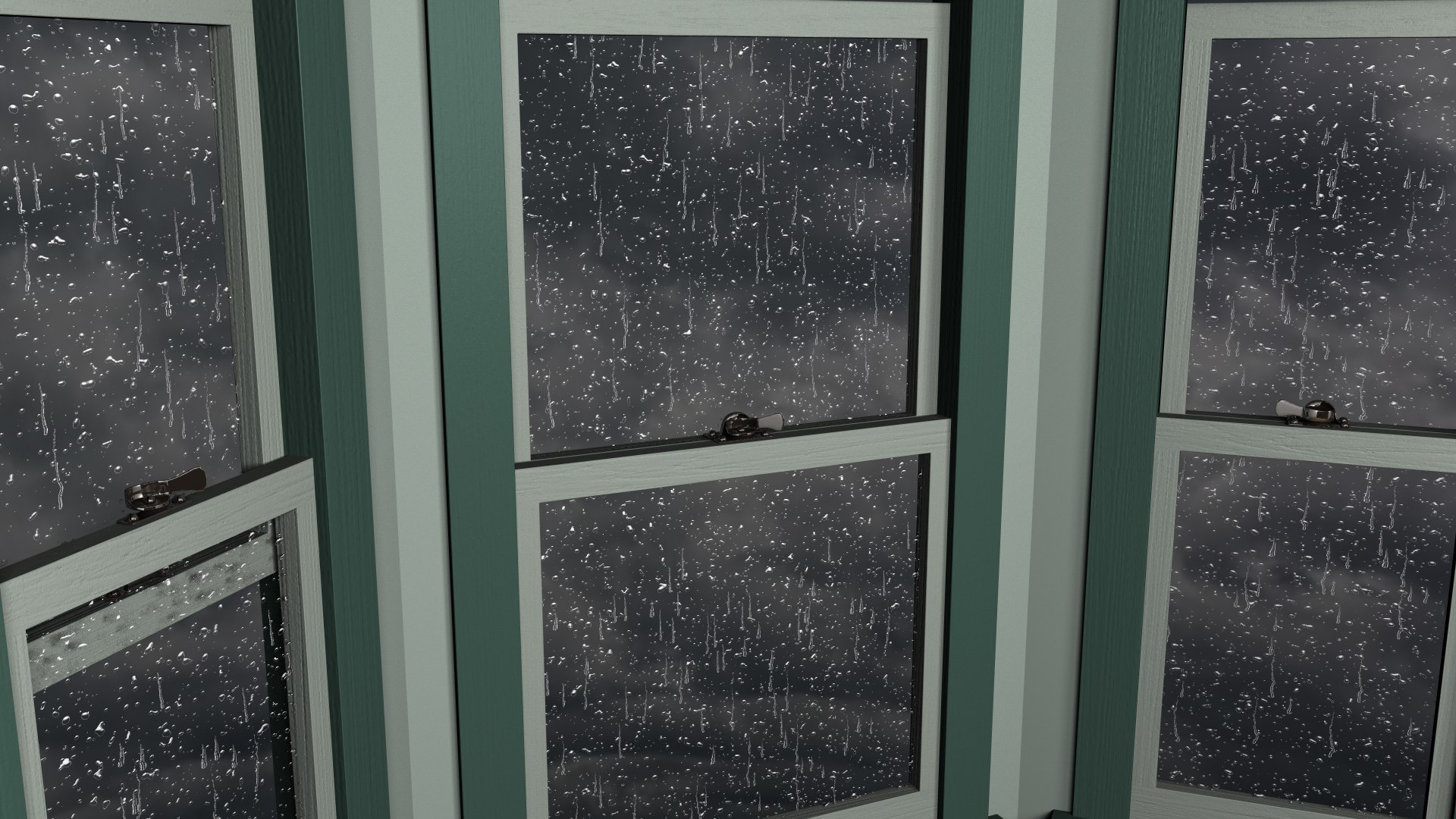3D rain bay window - TurboSquid 1495391