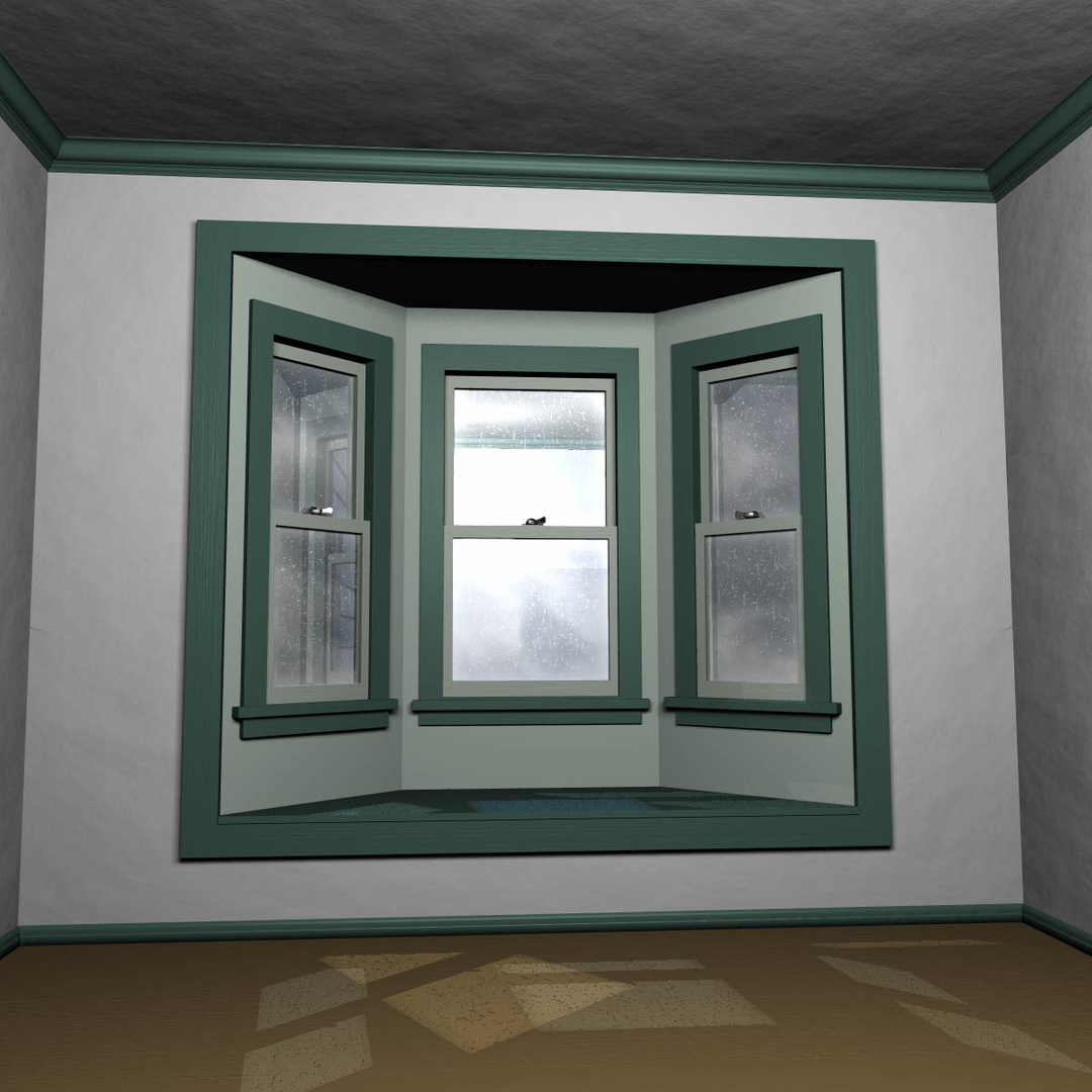 3D rain bay window - TurboSquid 1495391