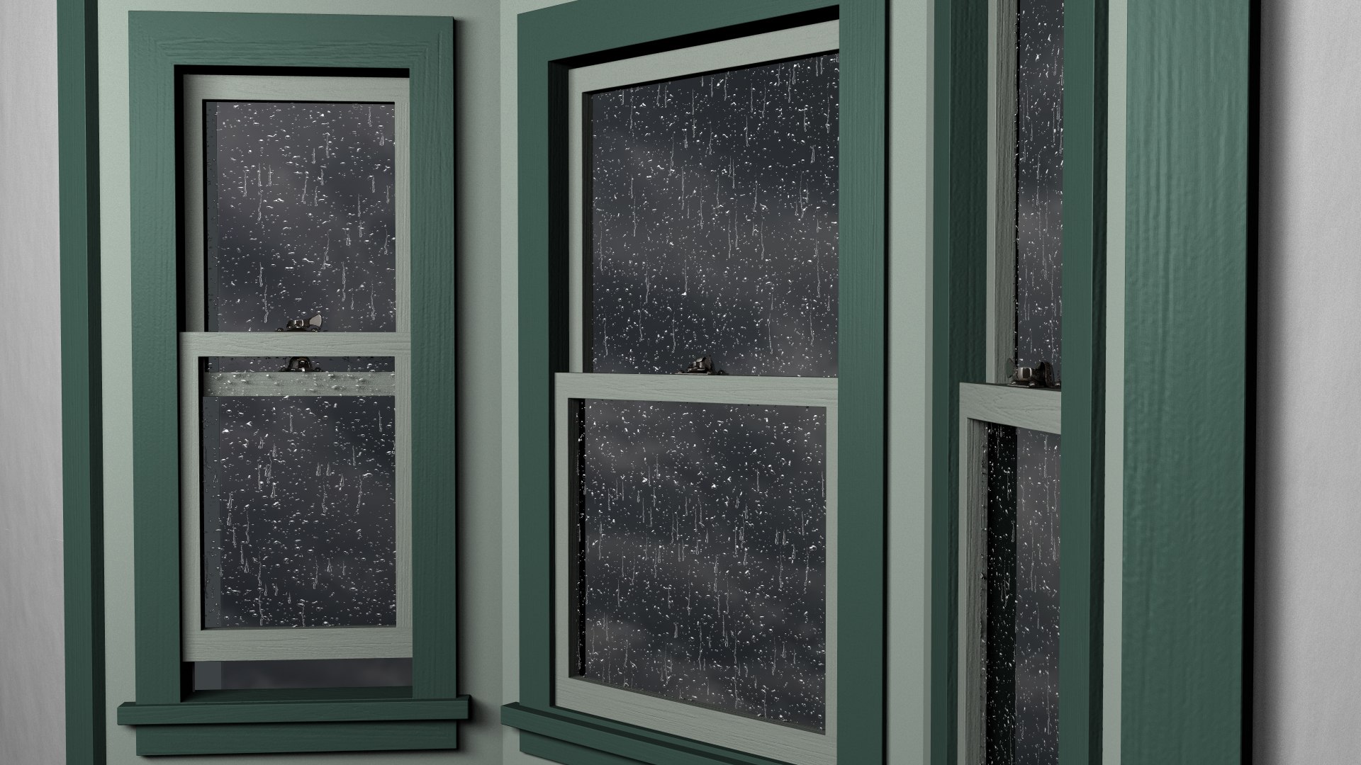 3D rain bay window - TurboSquid 1495391