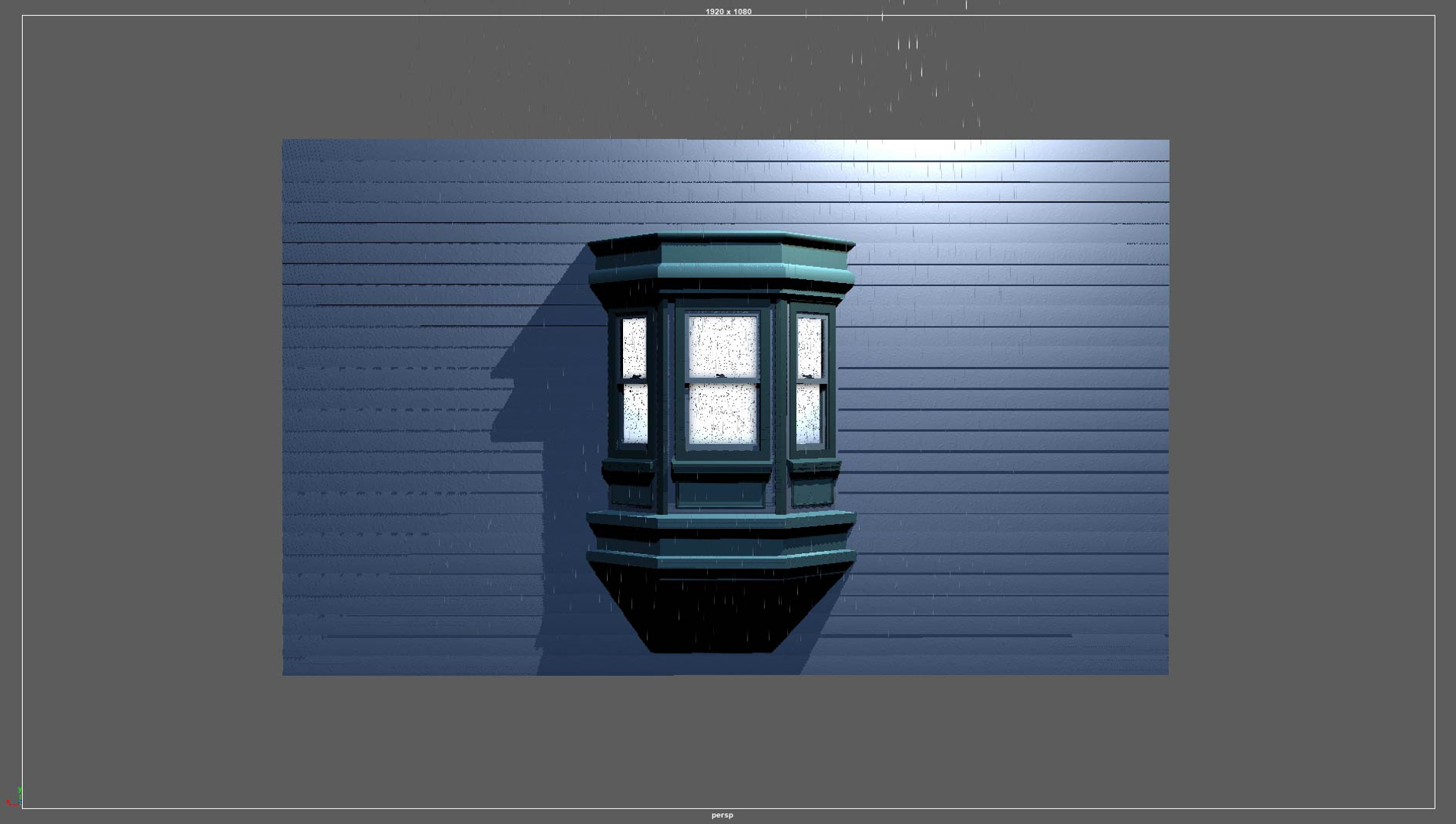 3D rain bay window - TurboSquid 1495391