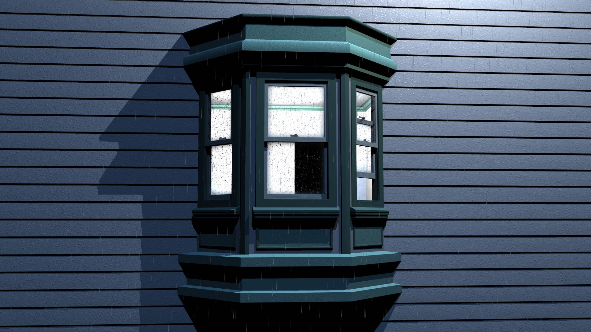 3D rain bay window - TurboSquid 1495391