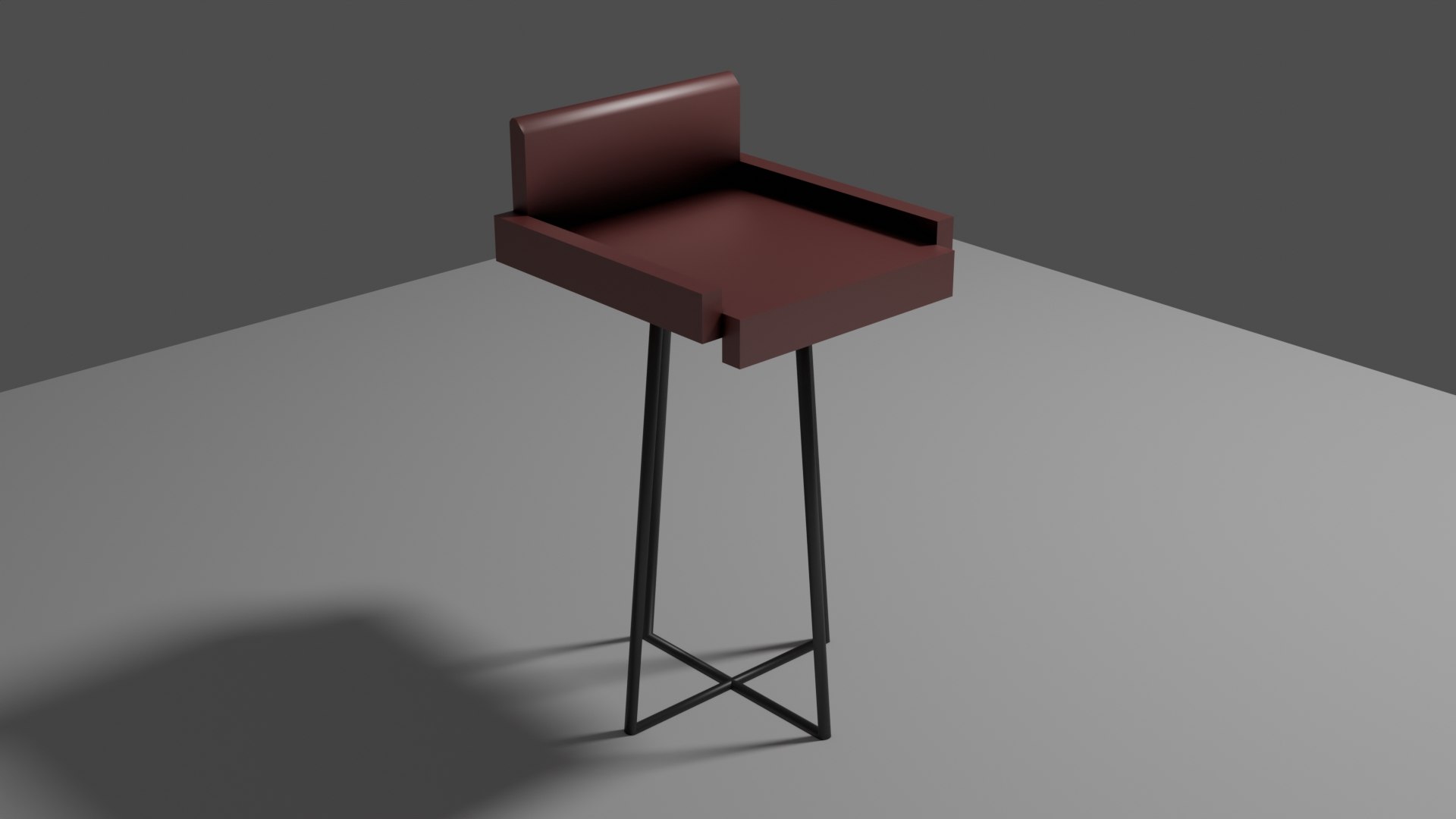 3D Minimalist Stool Model - TurboSquid 2291539