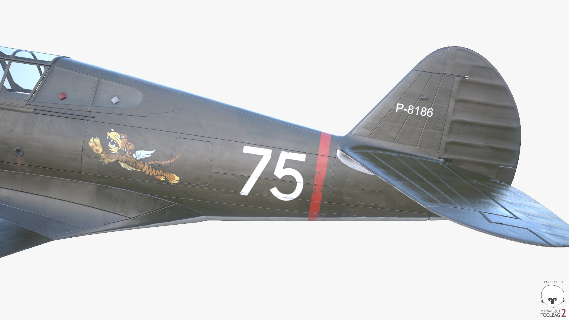 aircraft pbr p-40 usa 3d 3ds