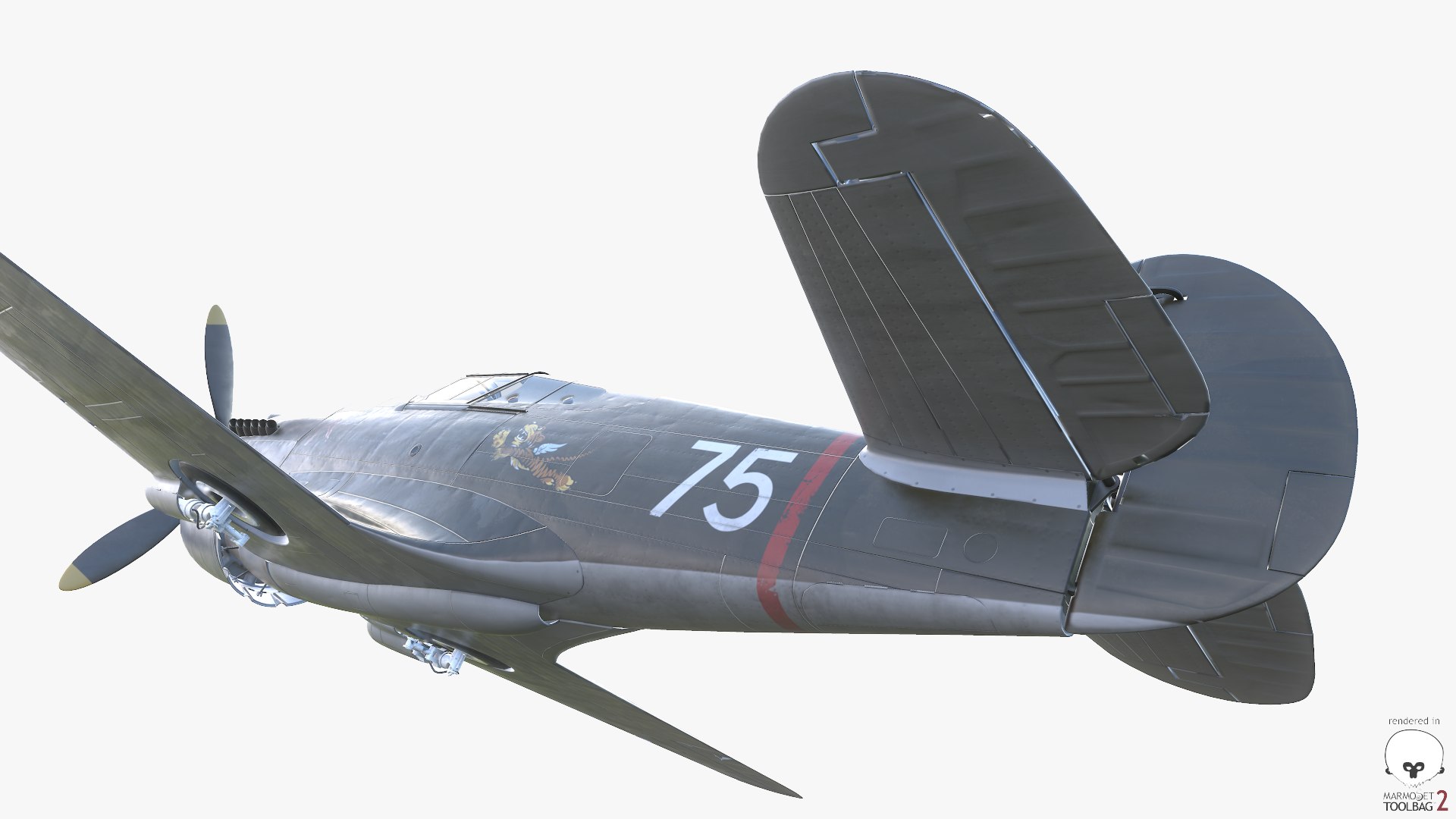 aircraft pbr p-40 usa 3d 3ds