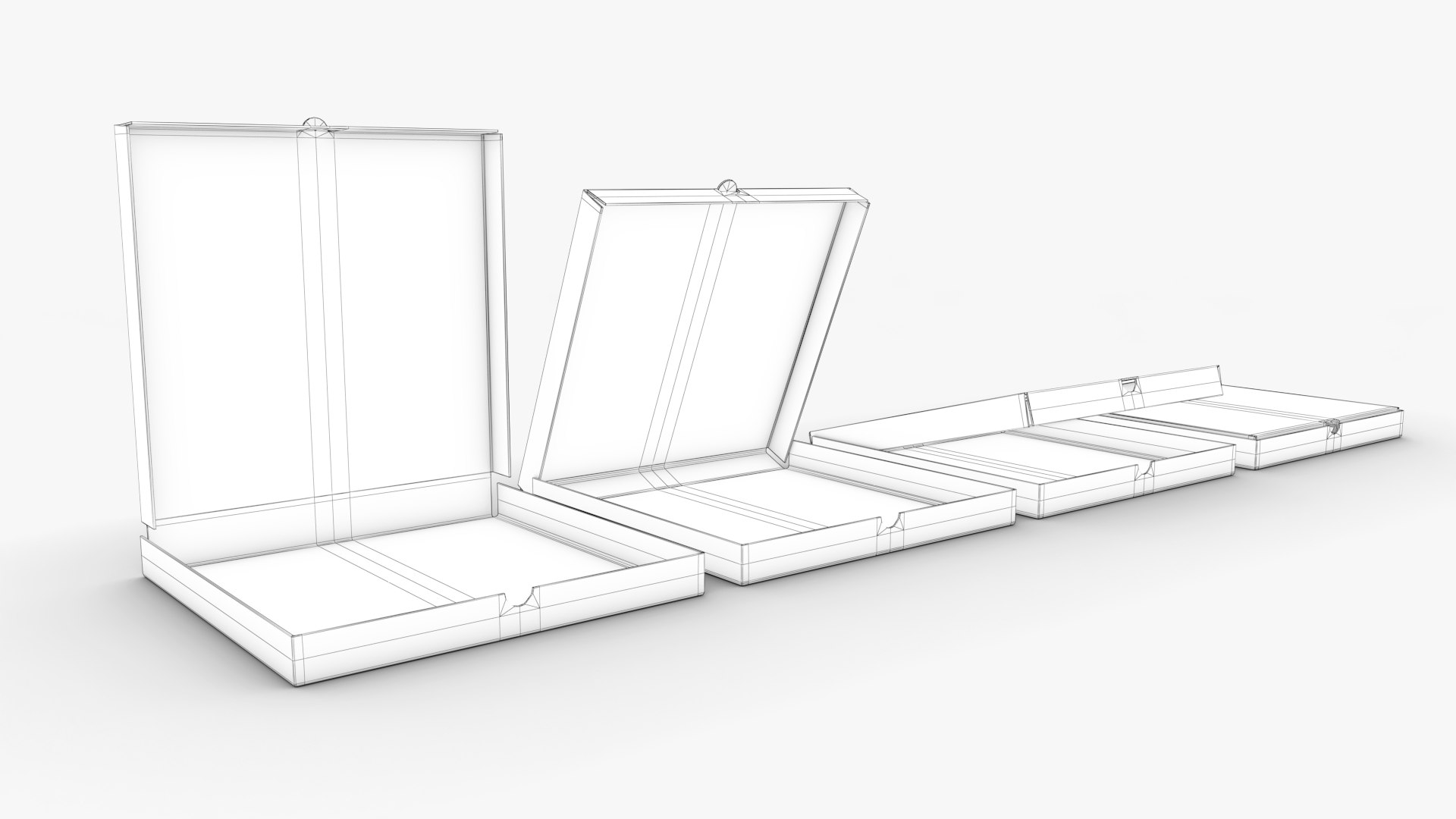 3D Pizza Box - TurboSquid 2061742