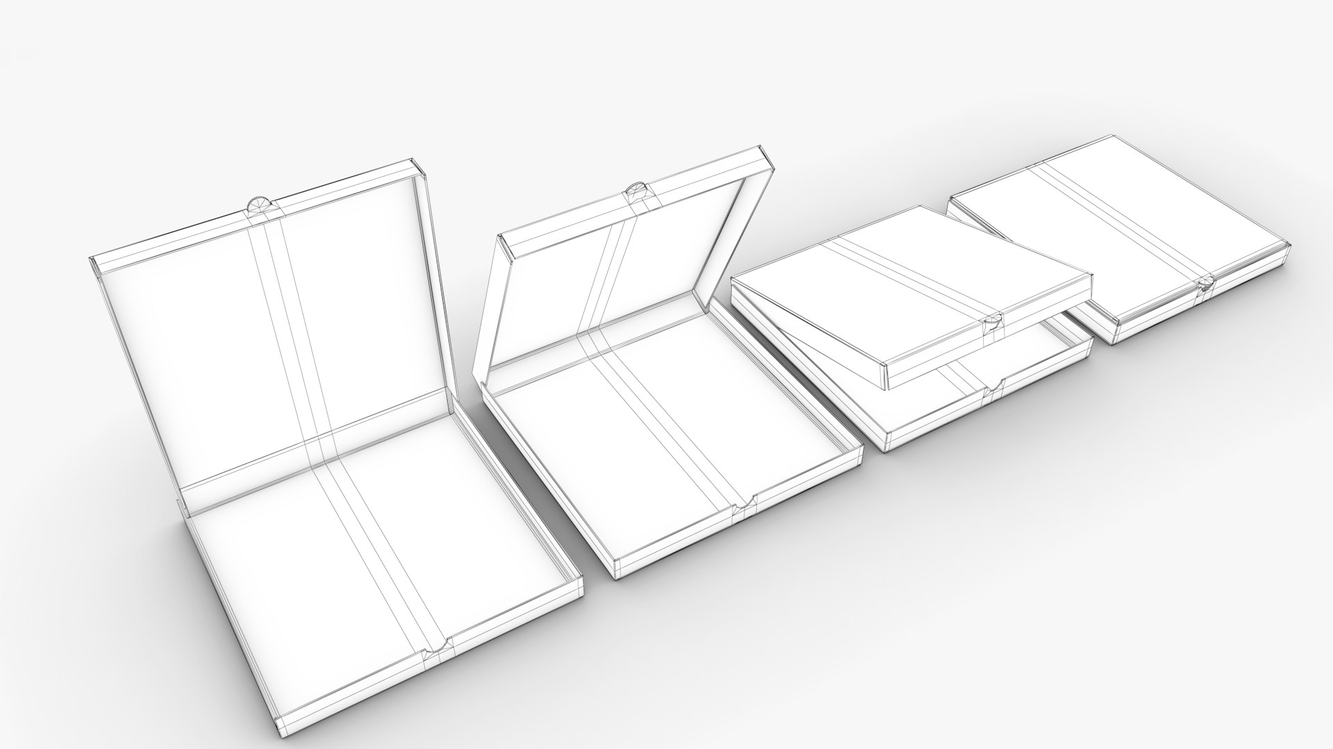 3D Pizza Box - TurboSquid 2061742