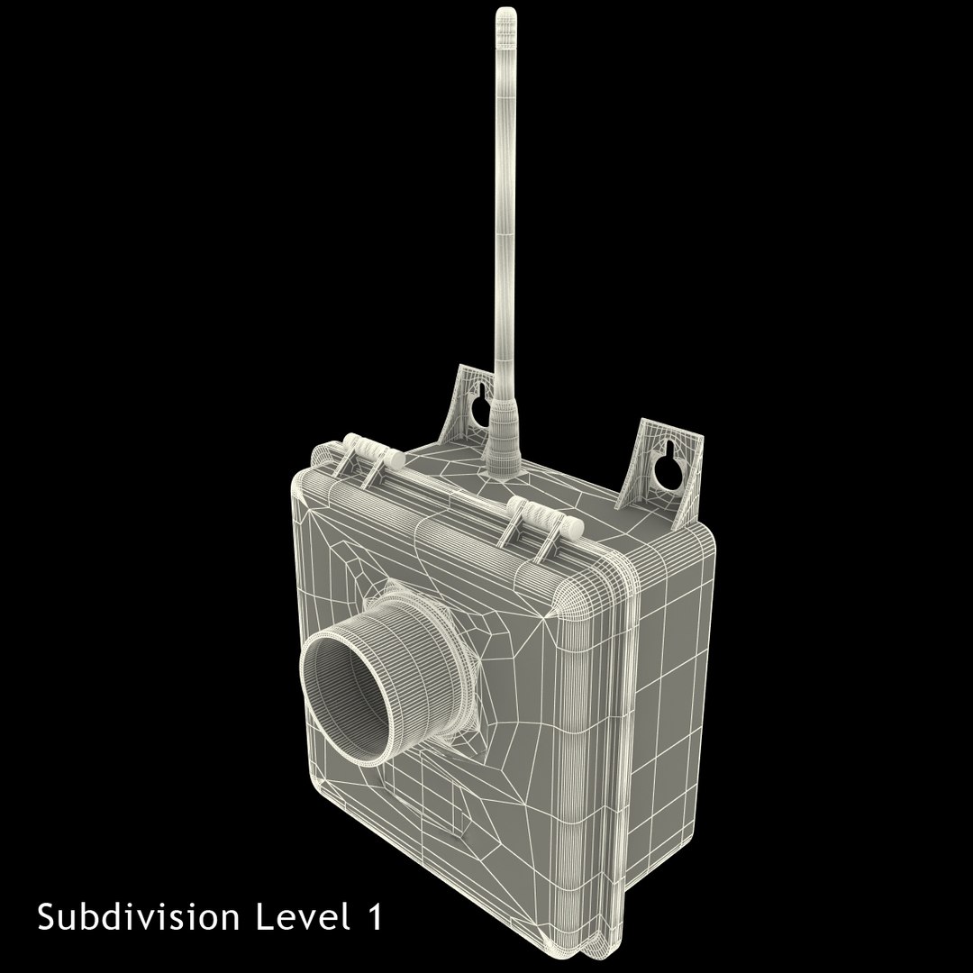 3d Model Murs Alert Transmitter Button