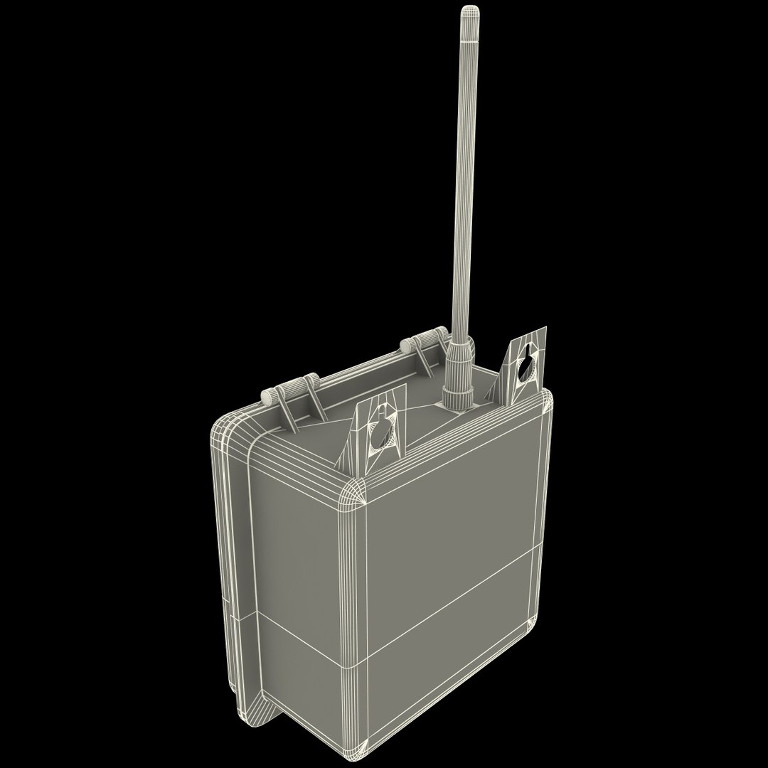 3d Model Murs Alert Transmitter Button