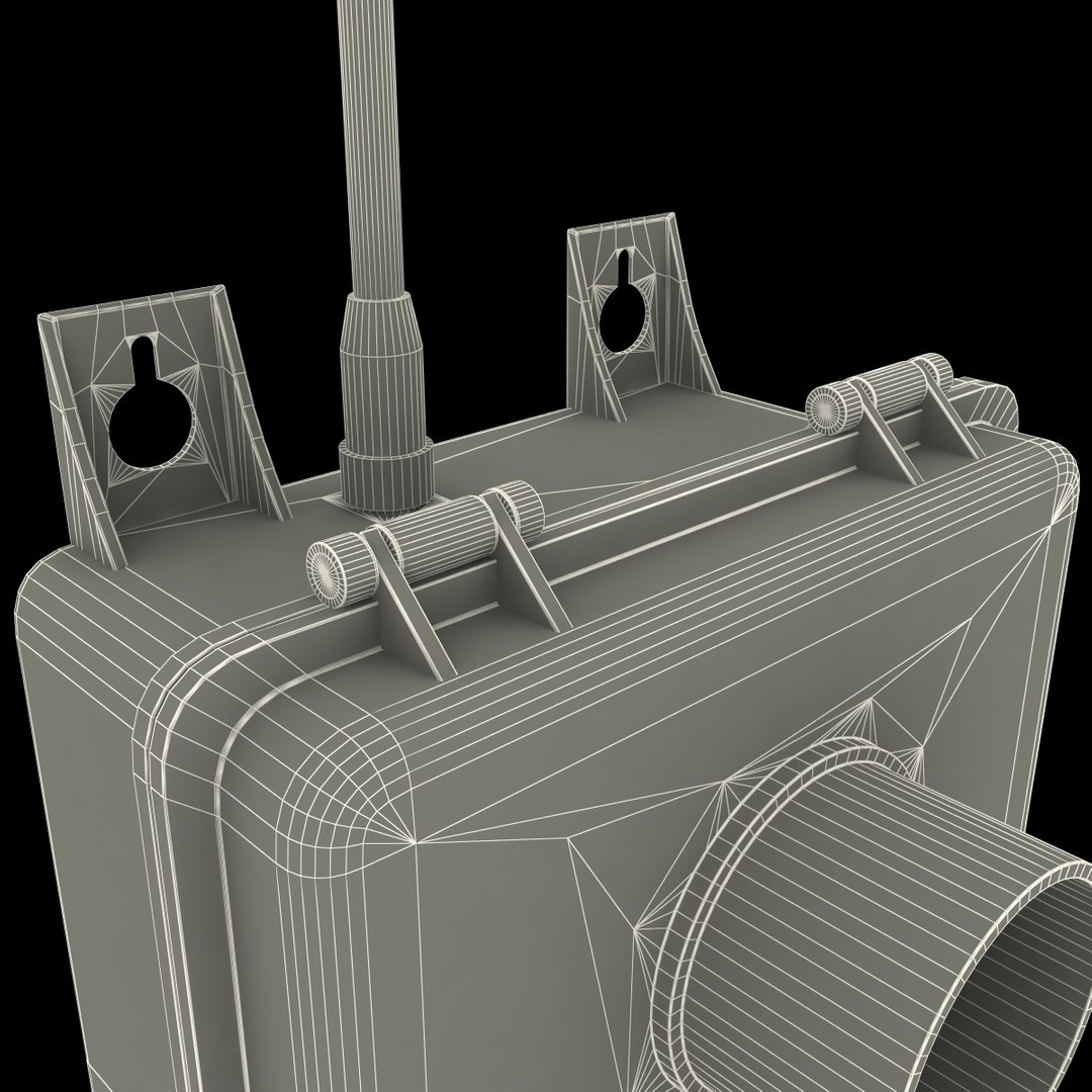 3d Model Murs Alert Transmitter Button