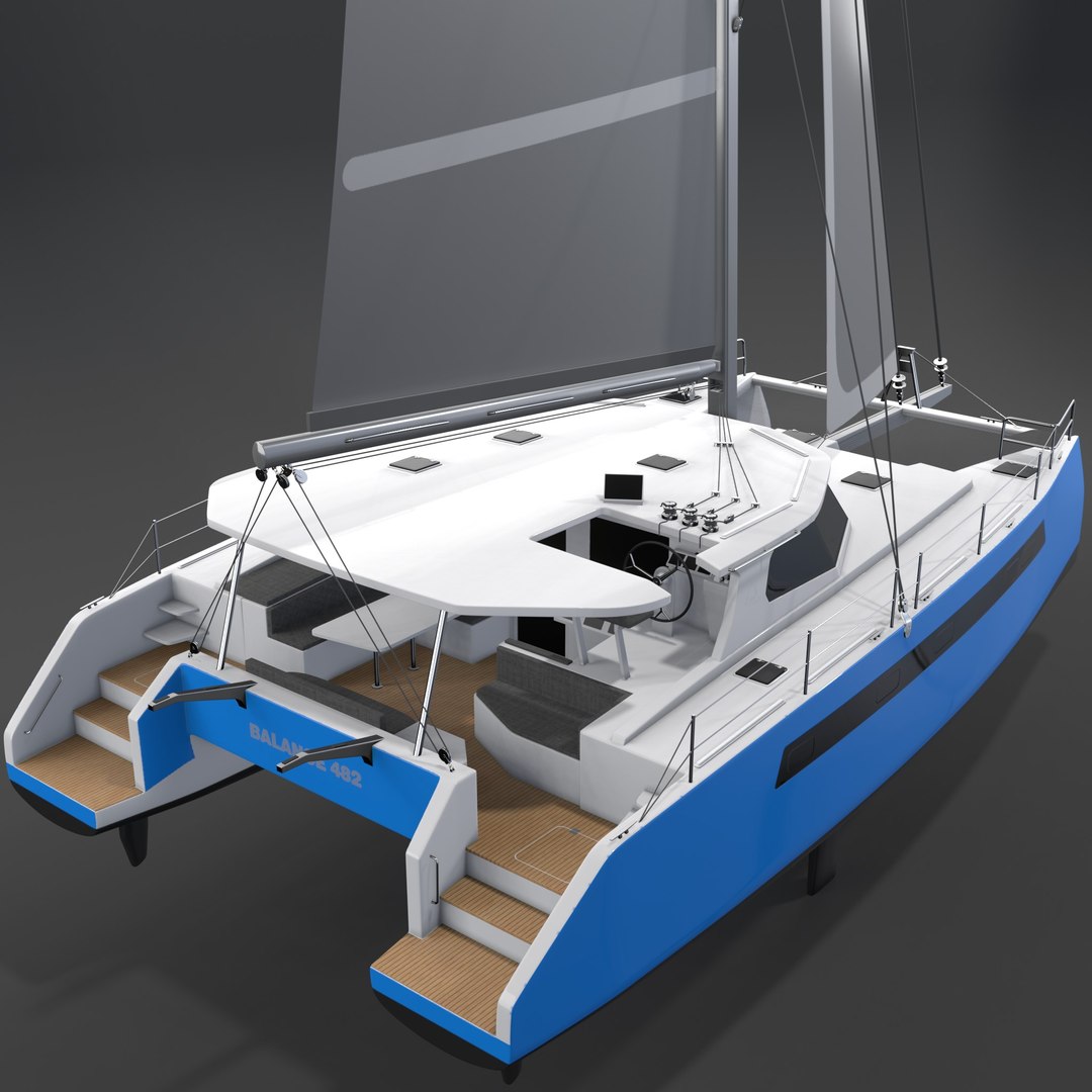 Balance 482 3D Catamaran 3D - TurboSquid 2138258